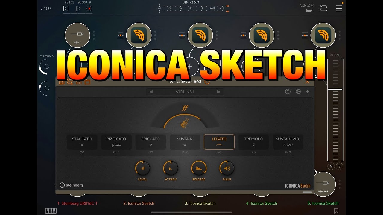 Iconica Sketch Orchestral Instrument by Steinberg - Standalone & AUv3 ...