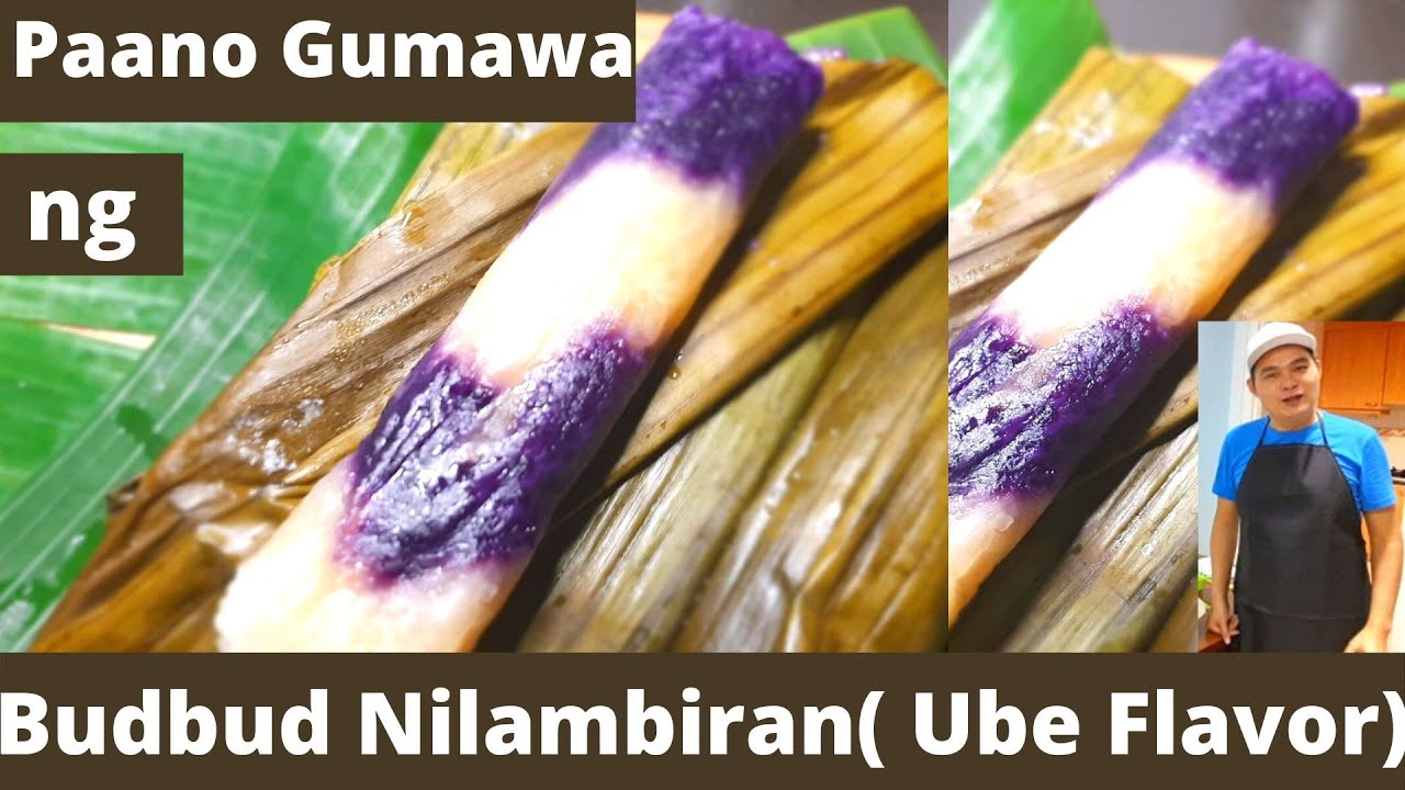 Paano Gumawa ng Suman Malagkit/ Budbud Nilambiran ( Ube Flavor) - YouTube