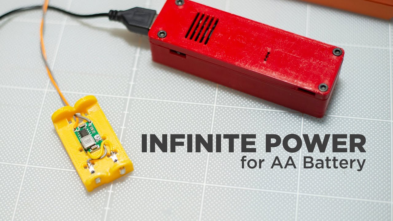 Infinite power for an AA battery devices - YouTube