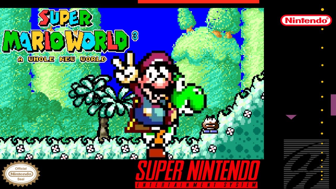 Super Mario World 3: A Whole New World - ROM Hack [SNES] - YouTube
