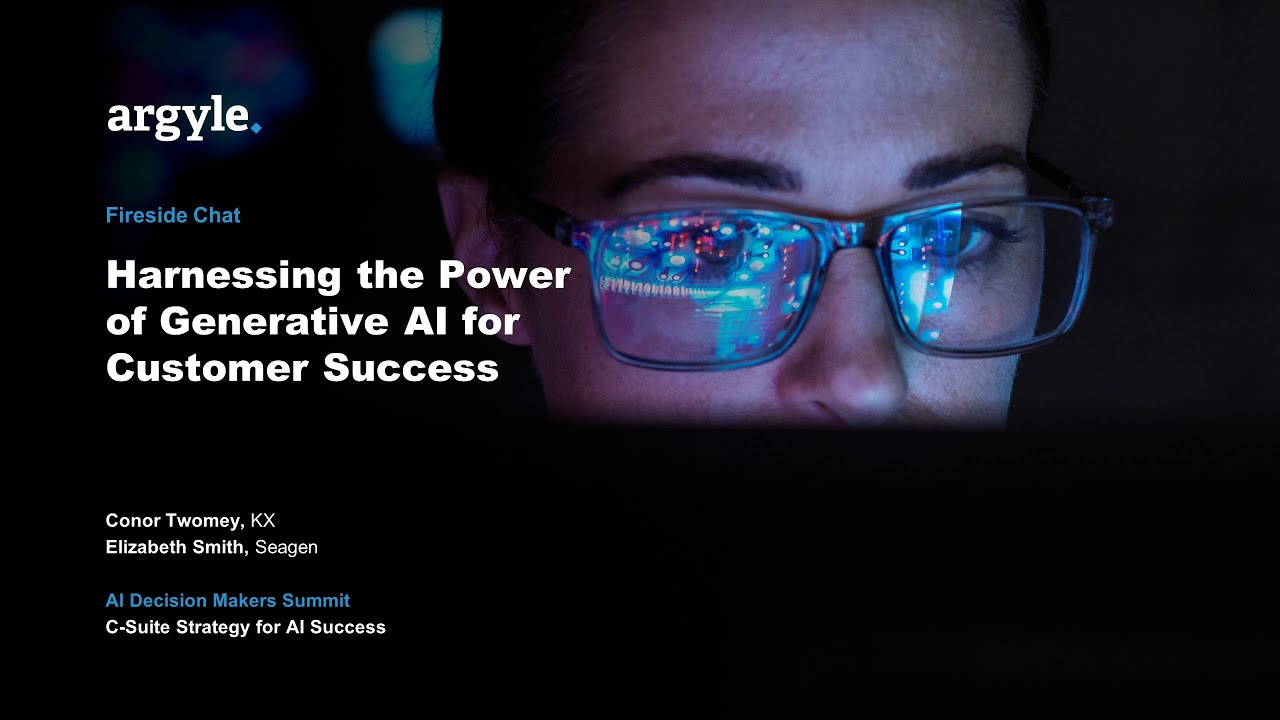 FIRESIDE CHAT: Harnessing the Power of Generative AI for Customer Success - YouTube