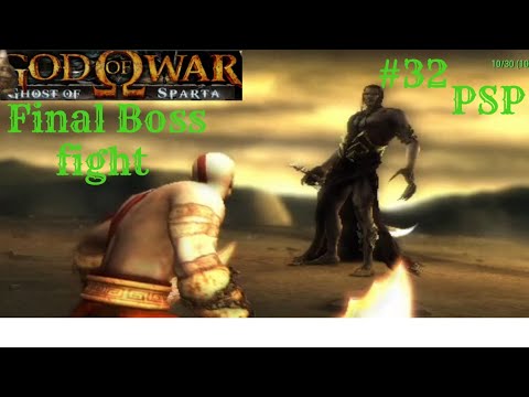 god of war, ghost of sparta,final boss fight,psp gameplay - YouTube