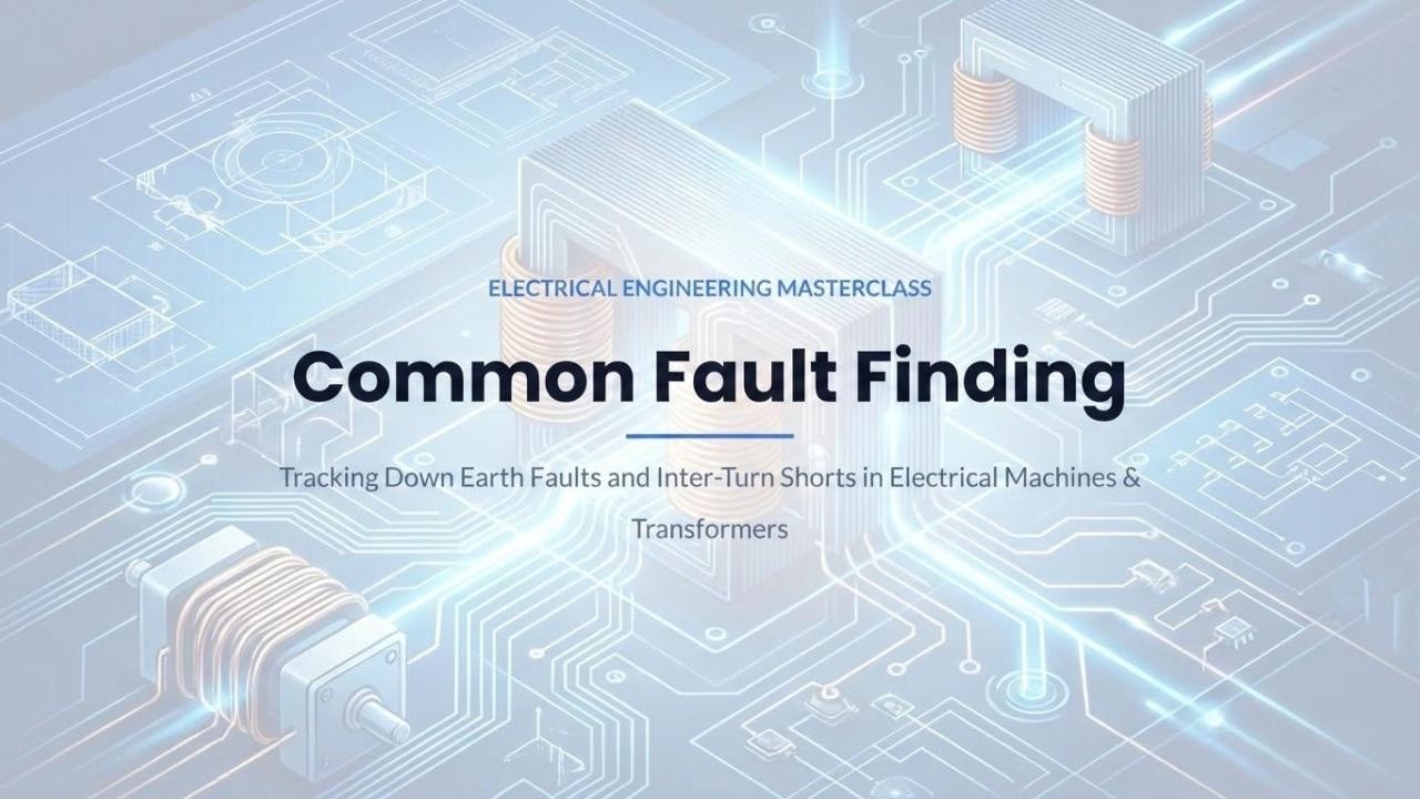 Electrical Fault Finding: Earth Faults & Inter-turn Shorts Explained ...