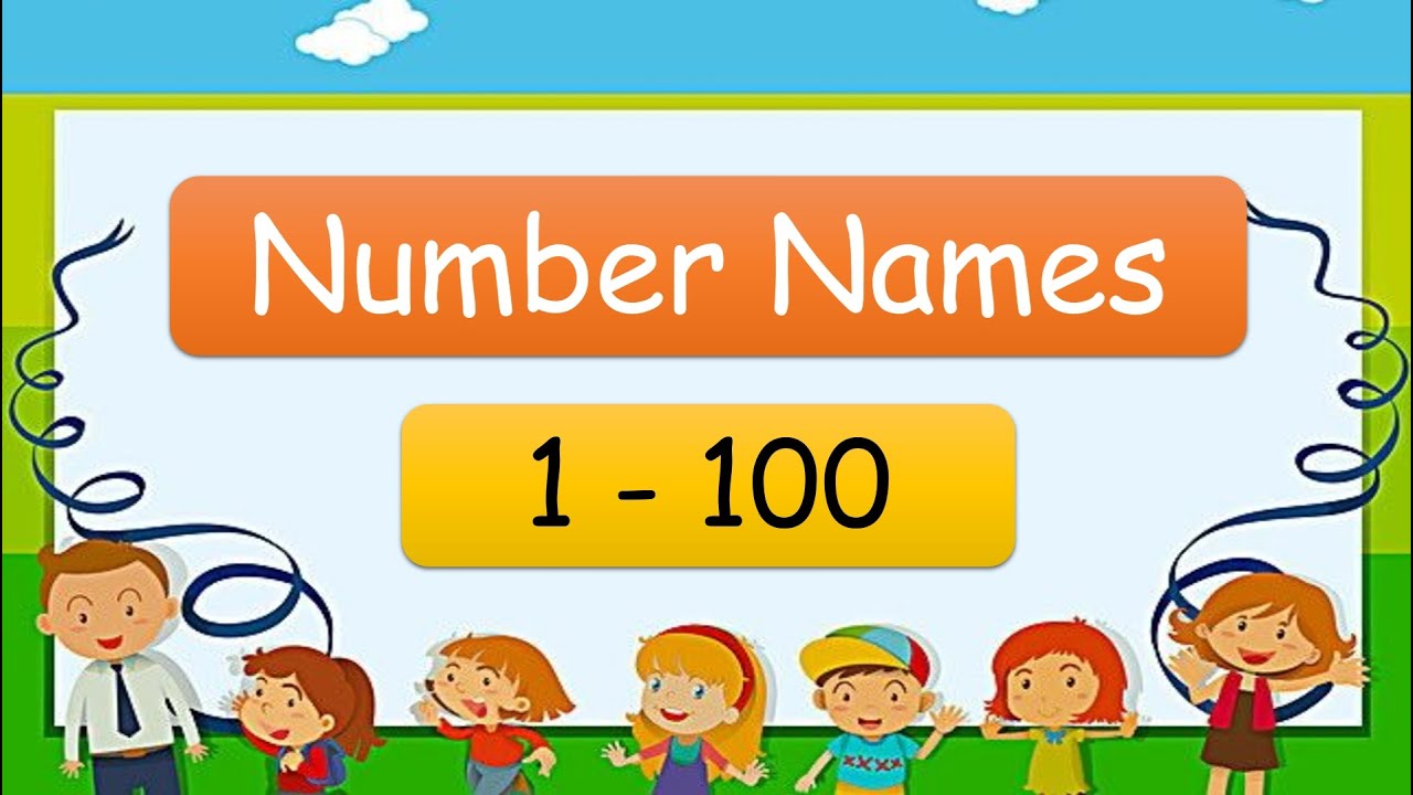Number names 1 - 100 I Number names 1 to 100 I Number names with ...