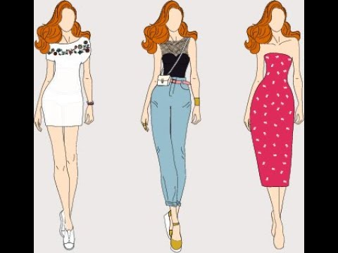 Learn how to drape croqui | fashion illustration for beginners - YouTube