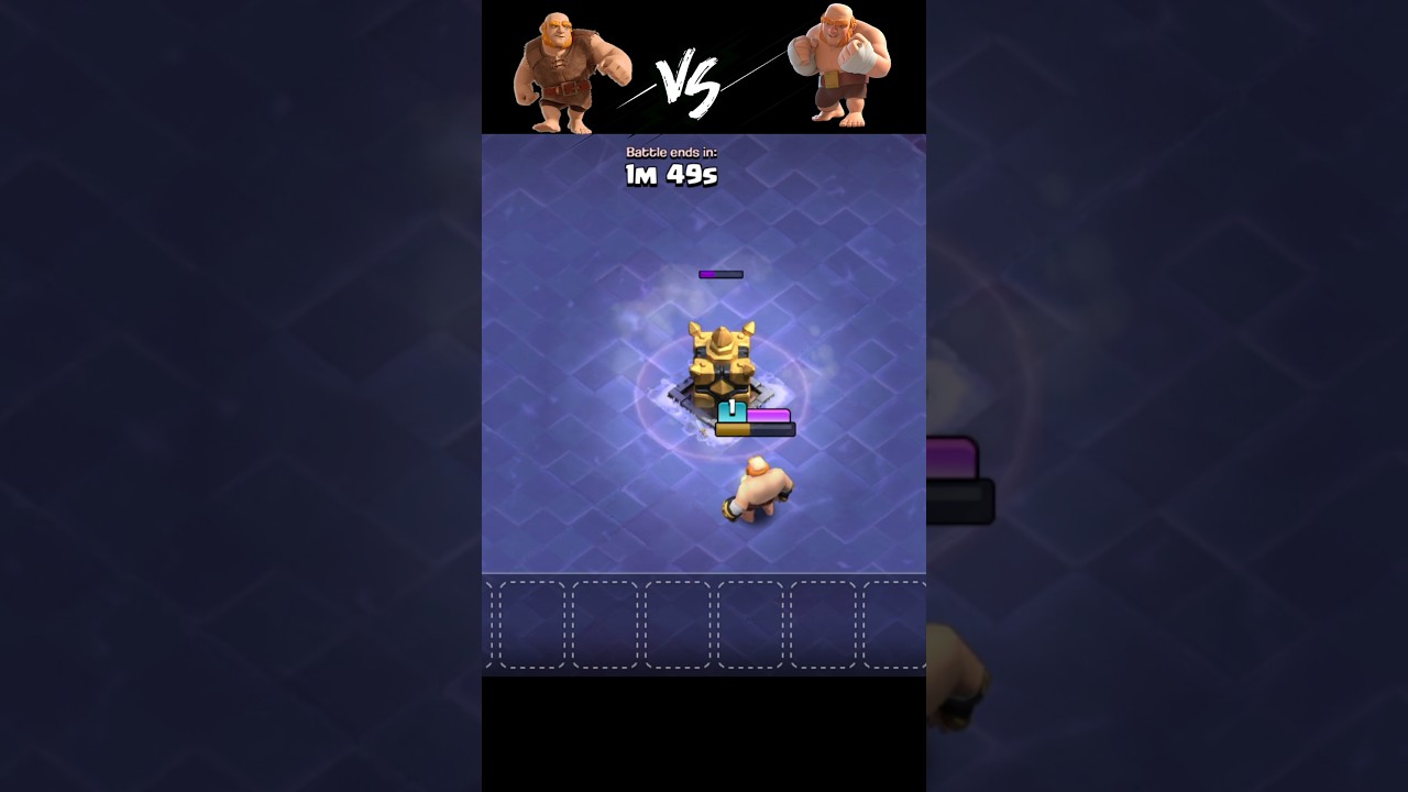 boxer giant vs Normal giant #clashofclans #coc - YouTube