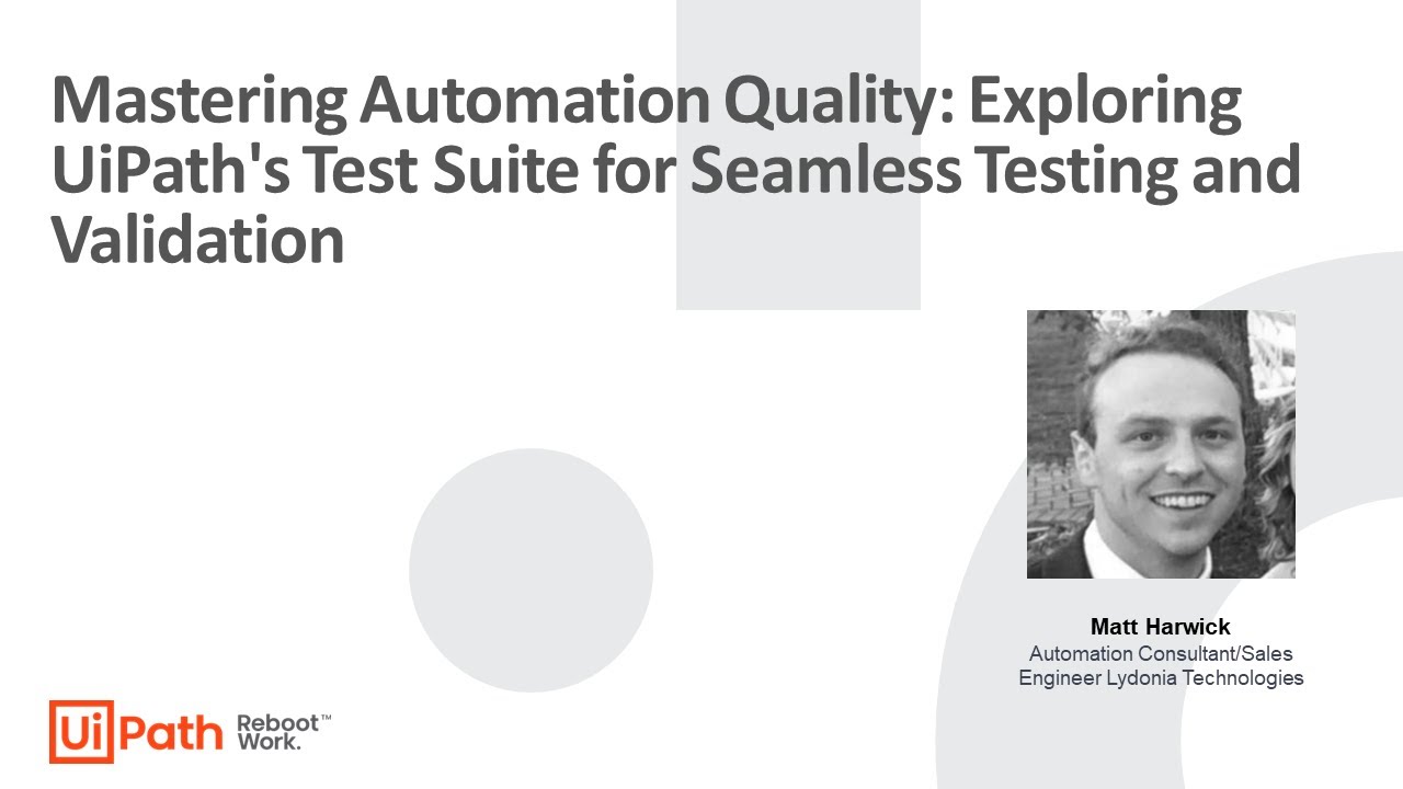 Mastering Automation Quality: Exploring UiPath's Test Suite for ...