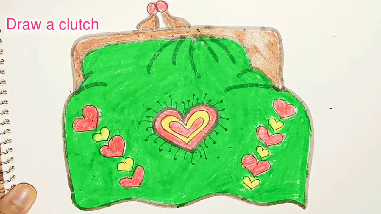 How to draw a clutch - YouTube