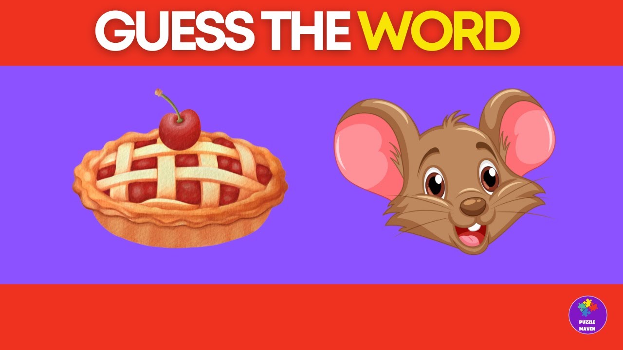 Guess the Word By Emoji Challenge - YouTube