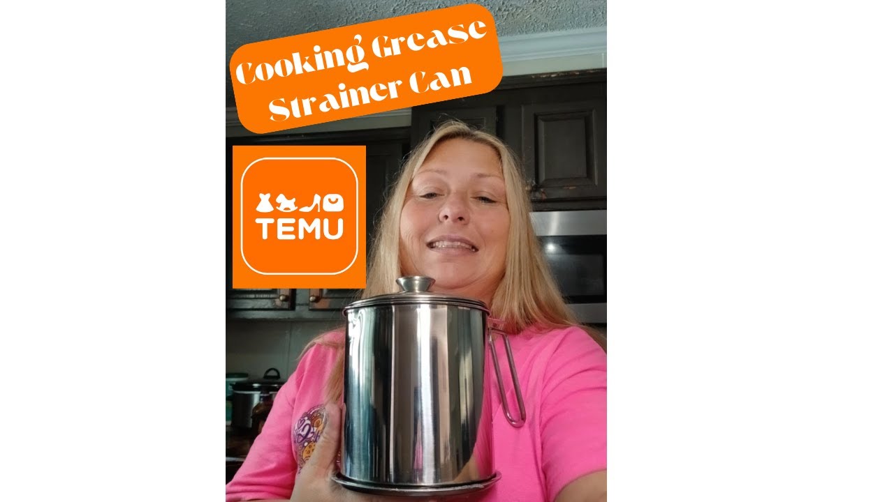 Grease Strainer from TEMU - YouTube