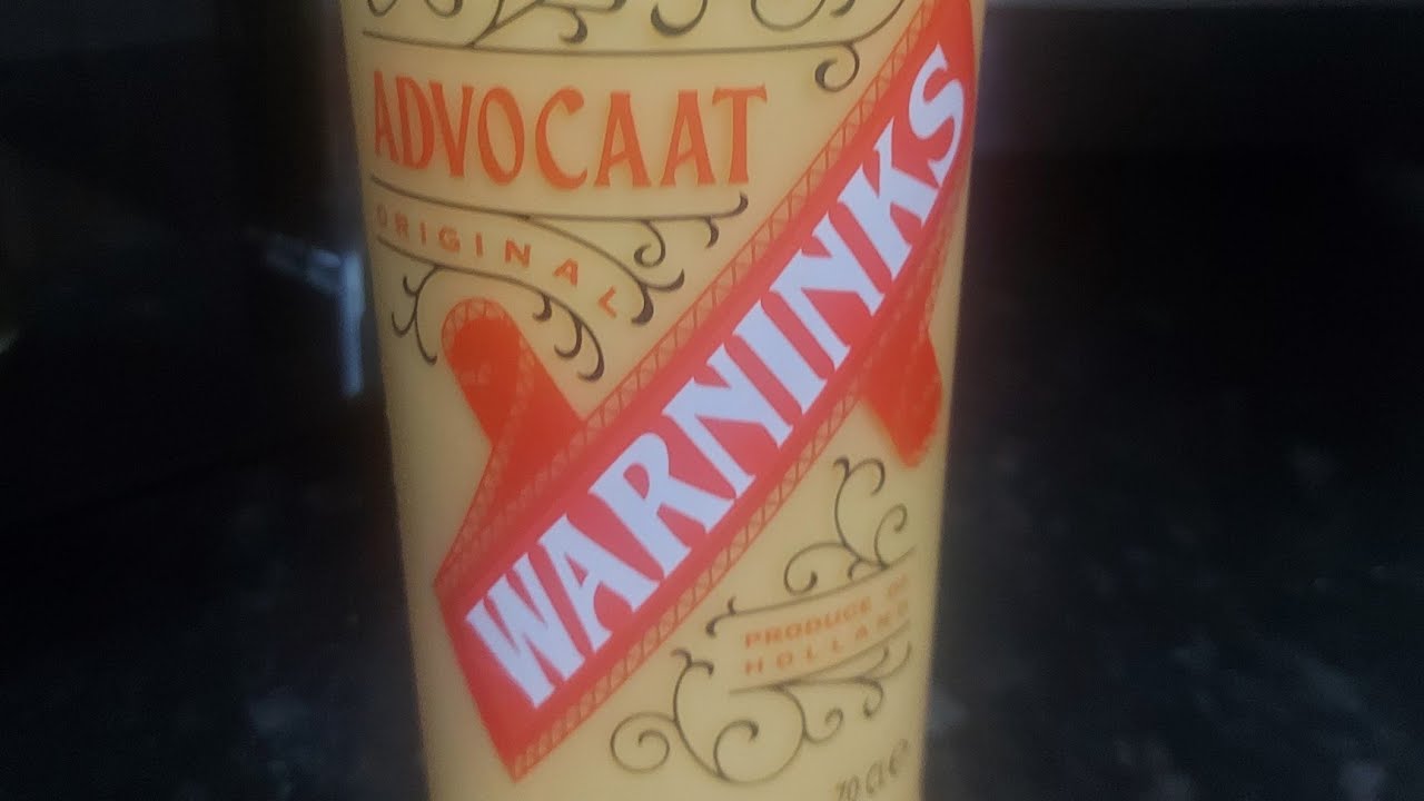 Warninks Advocaat Review UK Eggnog aka Snowball - YouTube