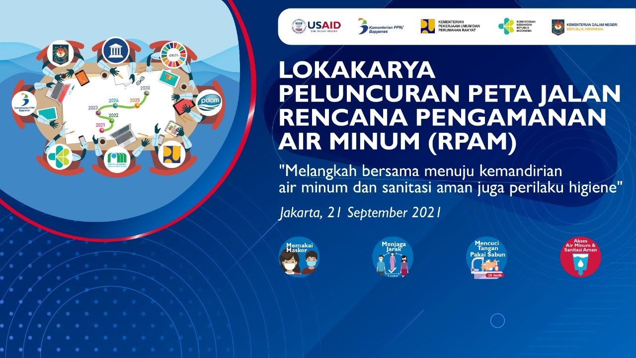 Lokakarya Peluncuran Peta Jalan Rencana Pengamanan Air Minum (RPAM ...
