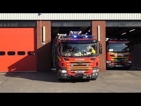 Merseyside FRS (PRIDE PUMP & TWO TONES!!)| Wallasey | 2 Pump Turnout ...