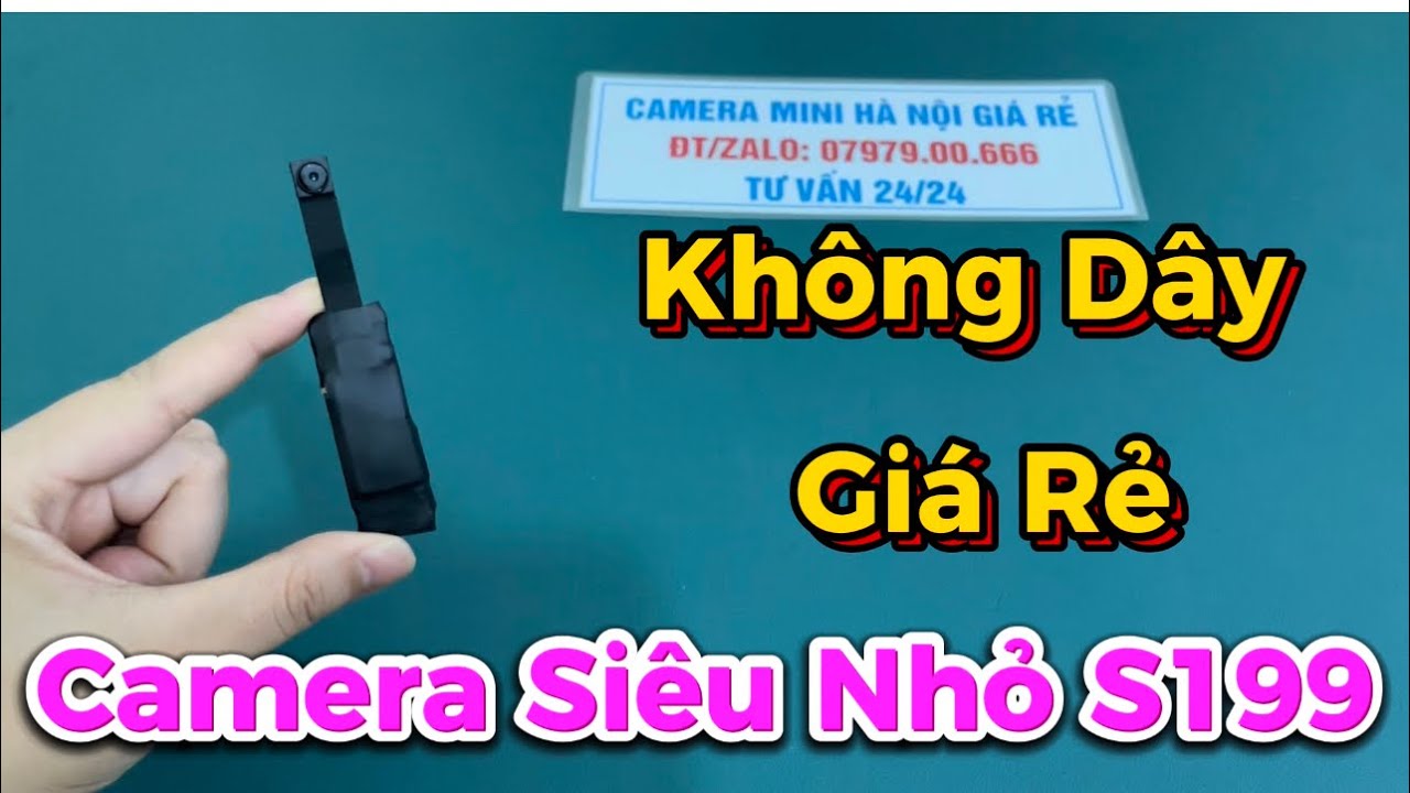 Camera Siêu Nhỏ S199 GIÁ RẺ, Camera Siêu Nhỏ Không Dây S199 Wifi Xem Trực Tiếp Từ Xa Qua Điện ...