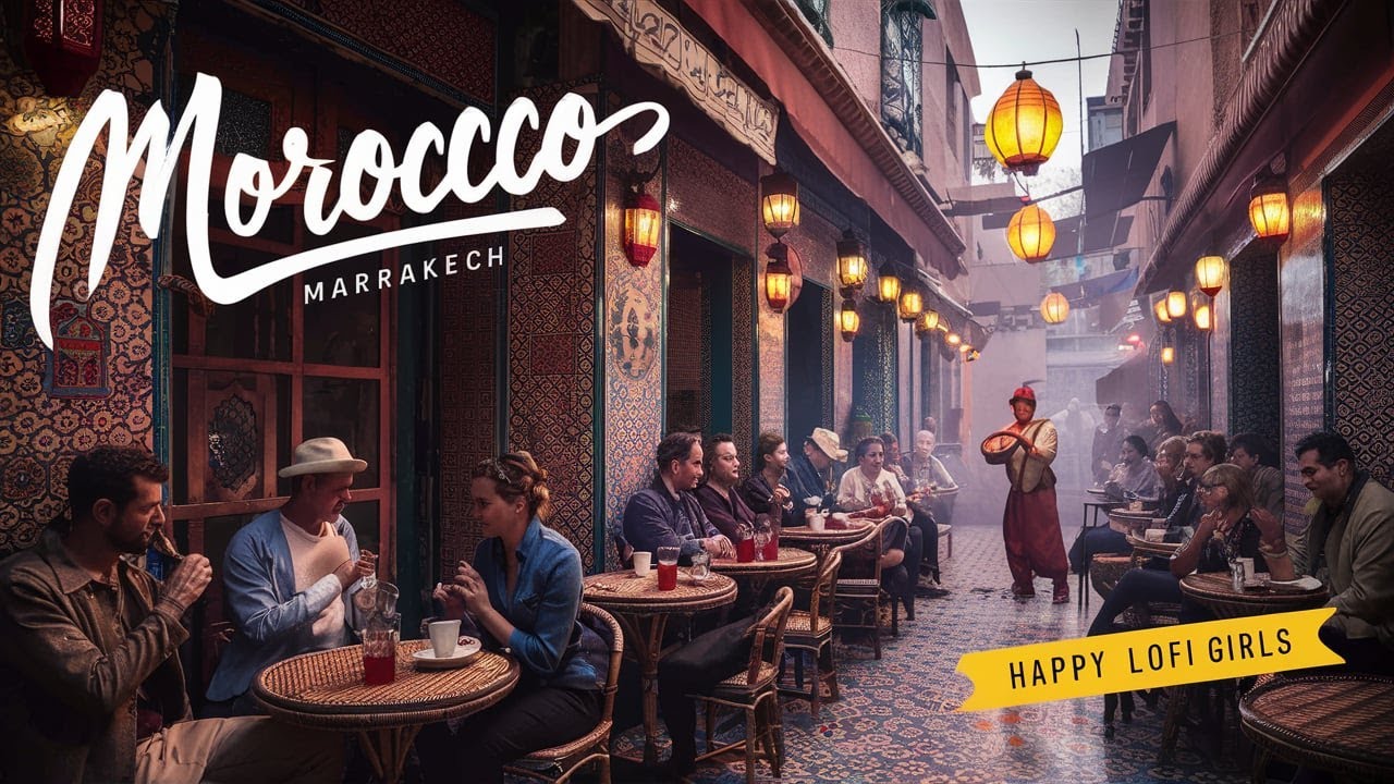 Lofi sound with the atmosphere of a morning cafe in Marrakech 「マラケシュの朝の ...