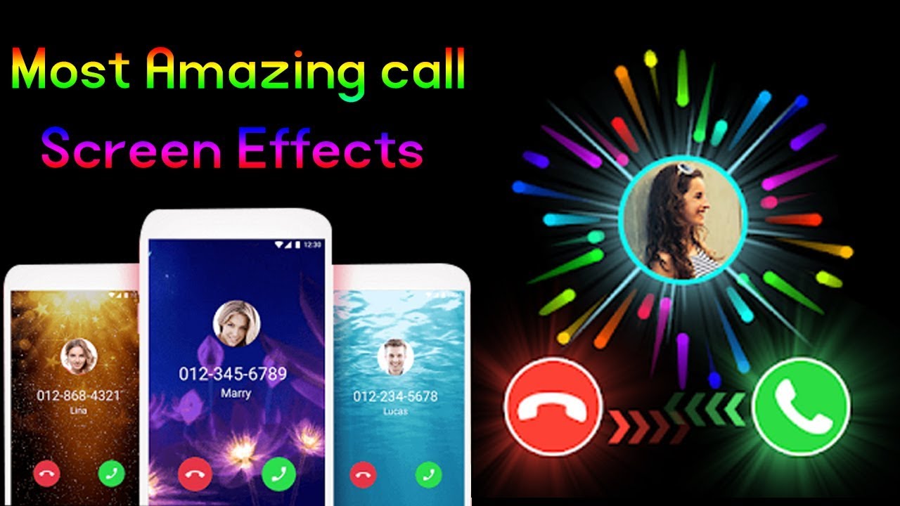 How To Change My Calling Screen on Any Android Phone l Color Call Flash ...