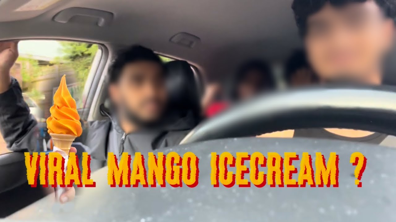 WE TRIED THE FAMOUS MANGO ICE CREAM IN EAST LONDON - YouTube