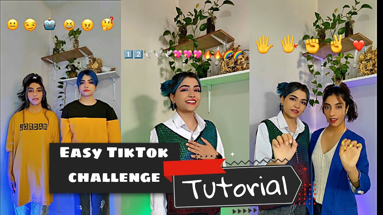 Easy Easy TikTok challenges🖐️😃Don't forget to like ️ - YouTube