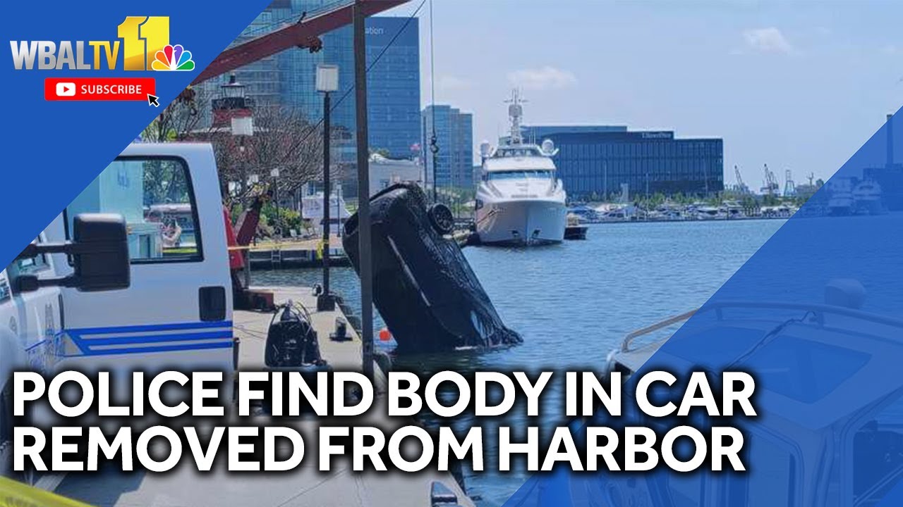 Police find body inside car pulled from harbor - YouTube