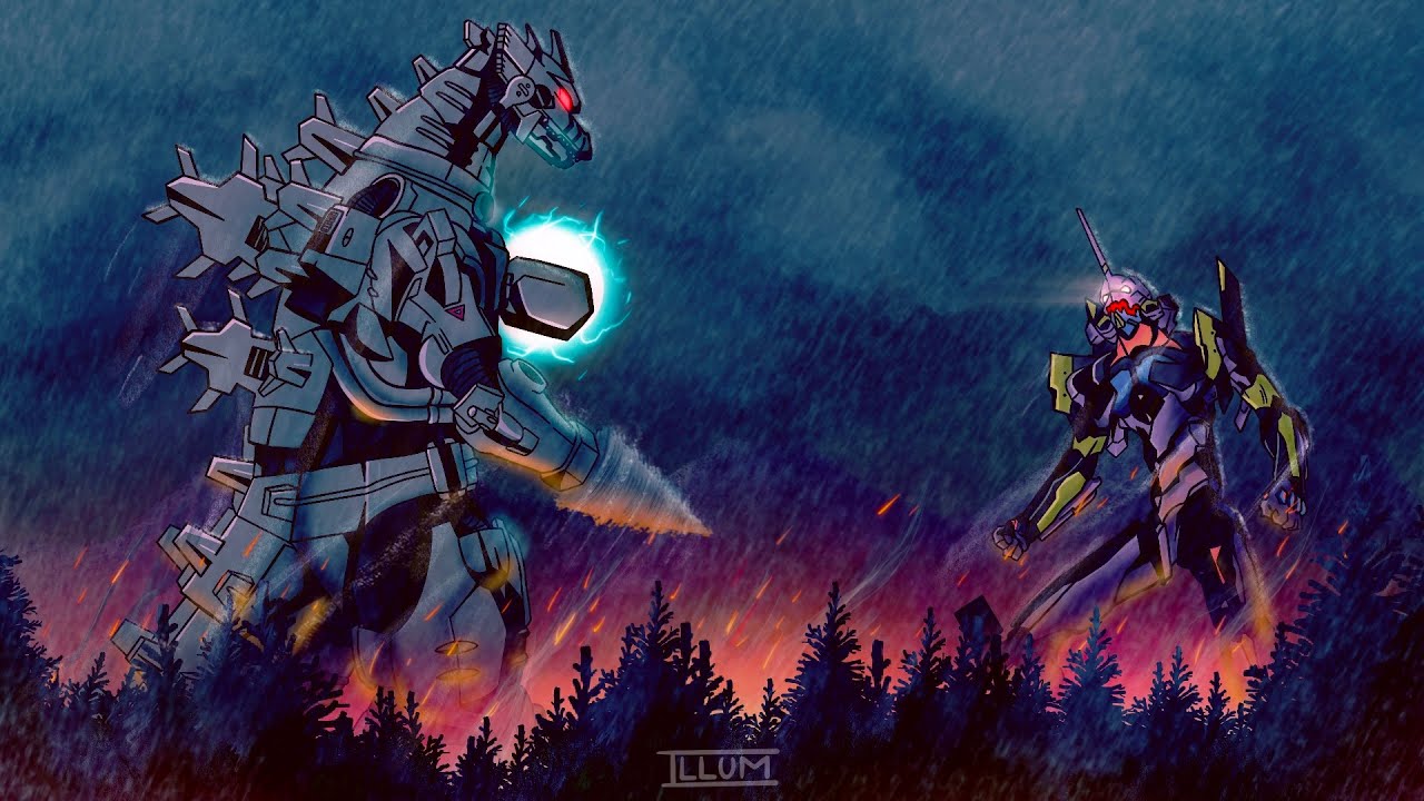 Eva 01 VS Kiryu (Mechagodzilla) | Powerscaling - YouTube