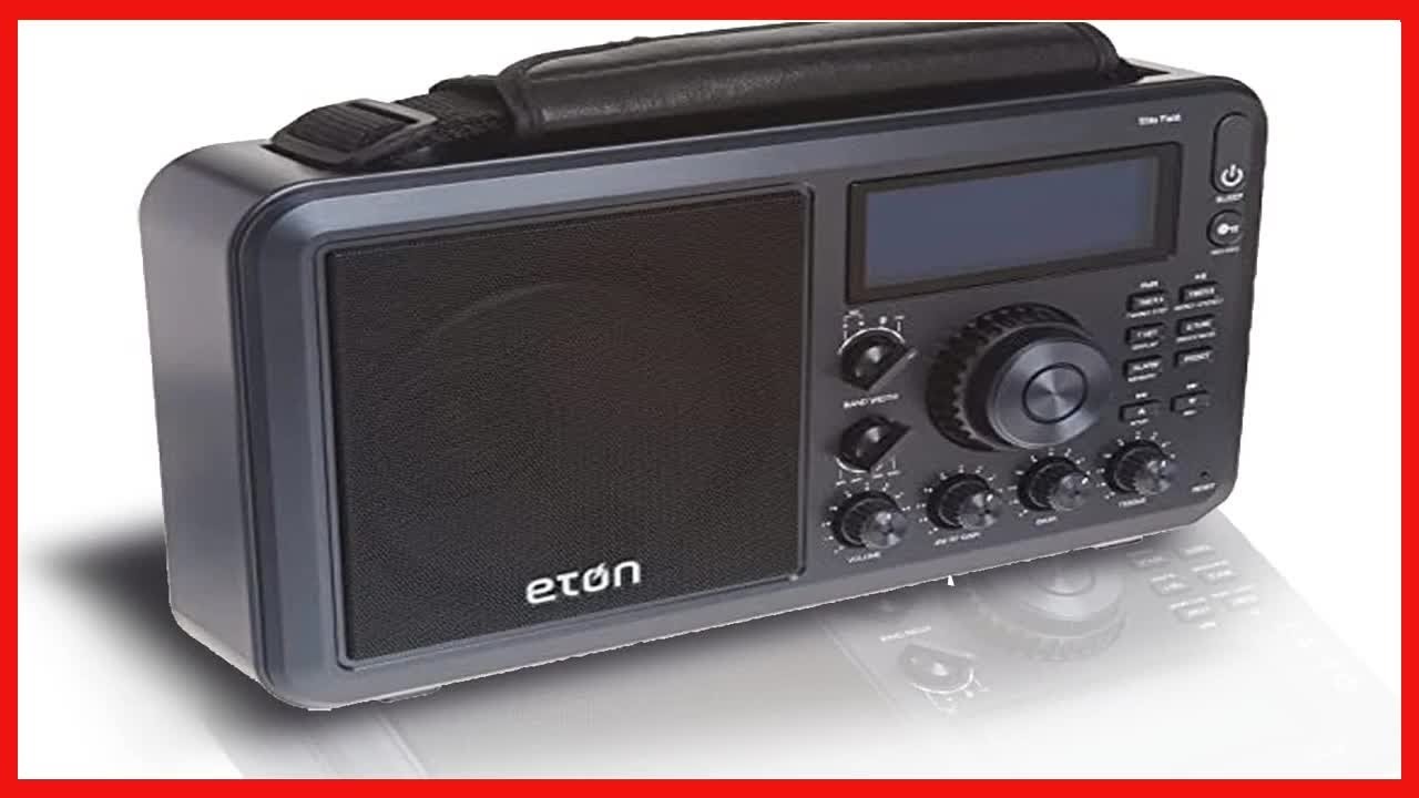 Eton - Elite Field AM/FM/Shortwave Desktop Radio with Bluetooth ...