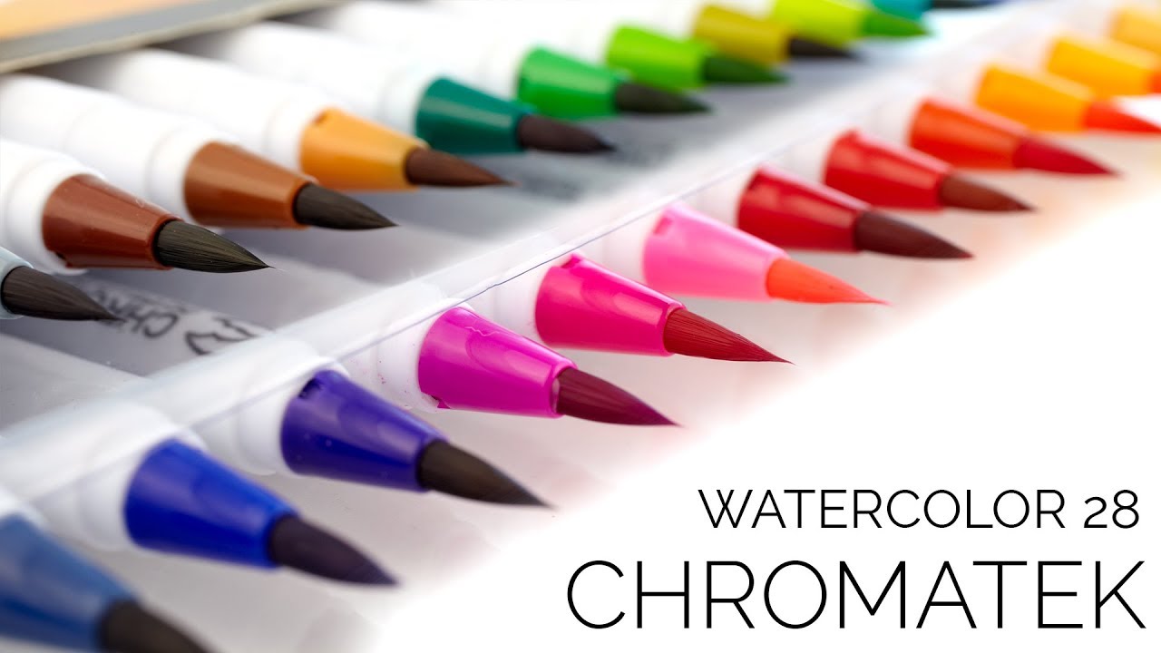 Watercolor Brush Pens Ultimate Tutorials Set 27 Pens One Blending watercolor-brush-pens-ultimate-tutorials-set-27-pens-one-blending