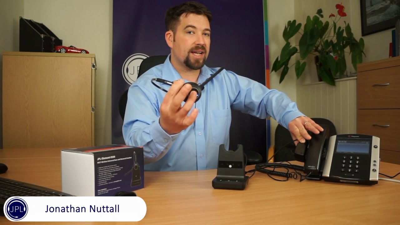 JPL-DECT Lifter - Handset Lifter for use with DECT Headsets - YouTube