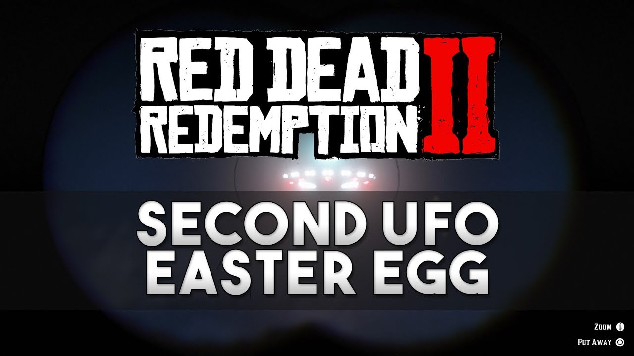 Red Dead Redemption 2 - Second UFO Easter Egg - YouTube