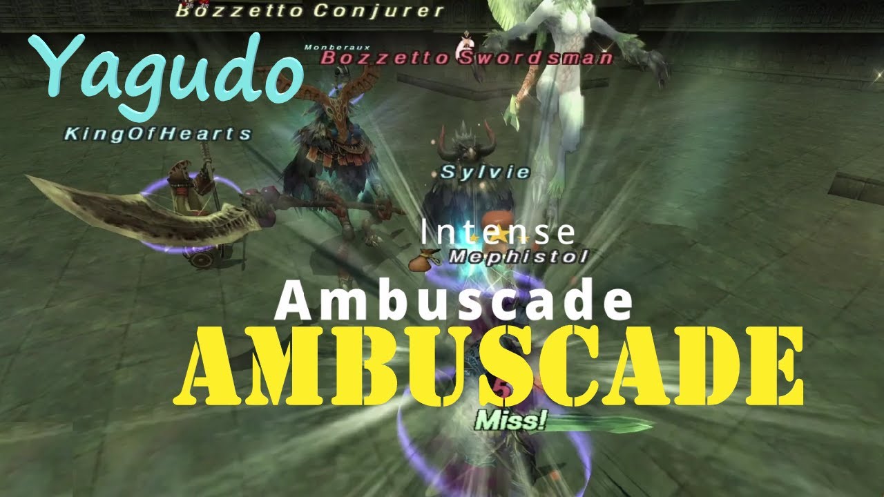FFXI Intense Ambuscade July 2023 Yagudo - YouTube