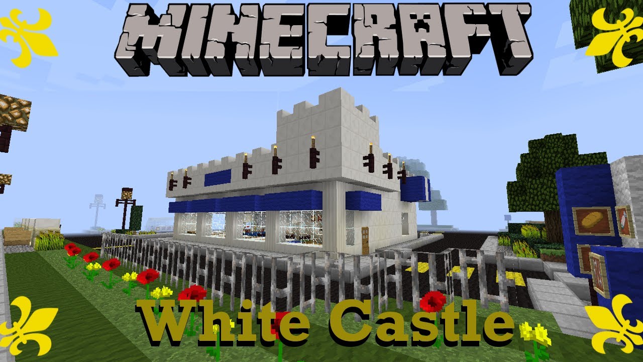 White Castle in Minecraft (SuburbCraft Ep. 23) - YouTube