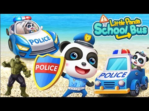 Little panda policeman gameplay | Cartoon | games | Android games - YouTube