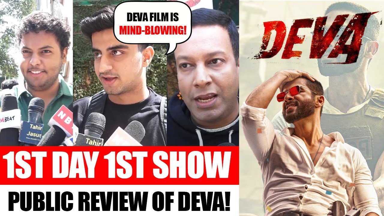 Deva Movie PUBLIC REVIEW | Shahid Kapoor, Pooja Hegde | First Day First ...