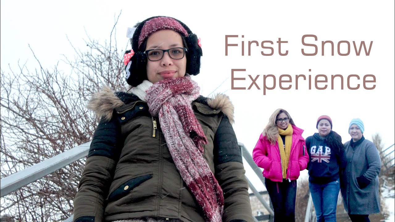 First Snow Experience ️ - YouTube