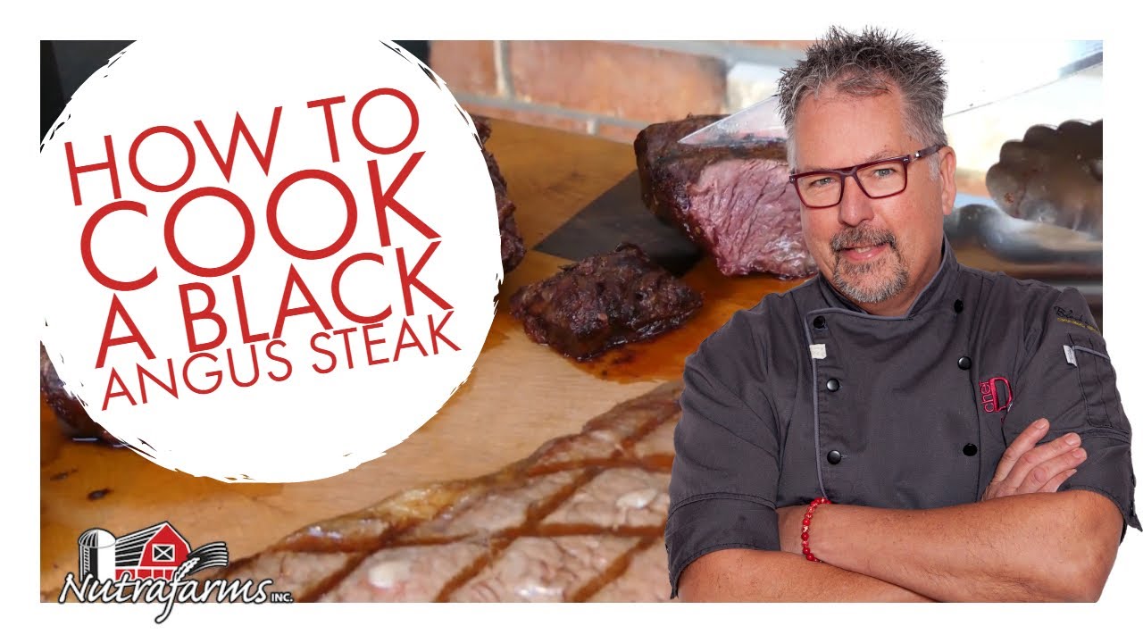 How To Cook A Black Angus Steak - ChefD tv - YouTube