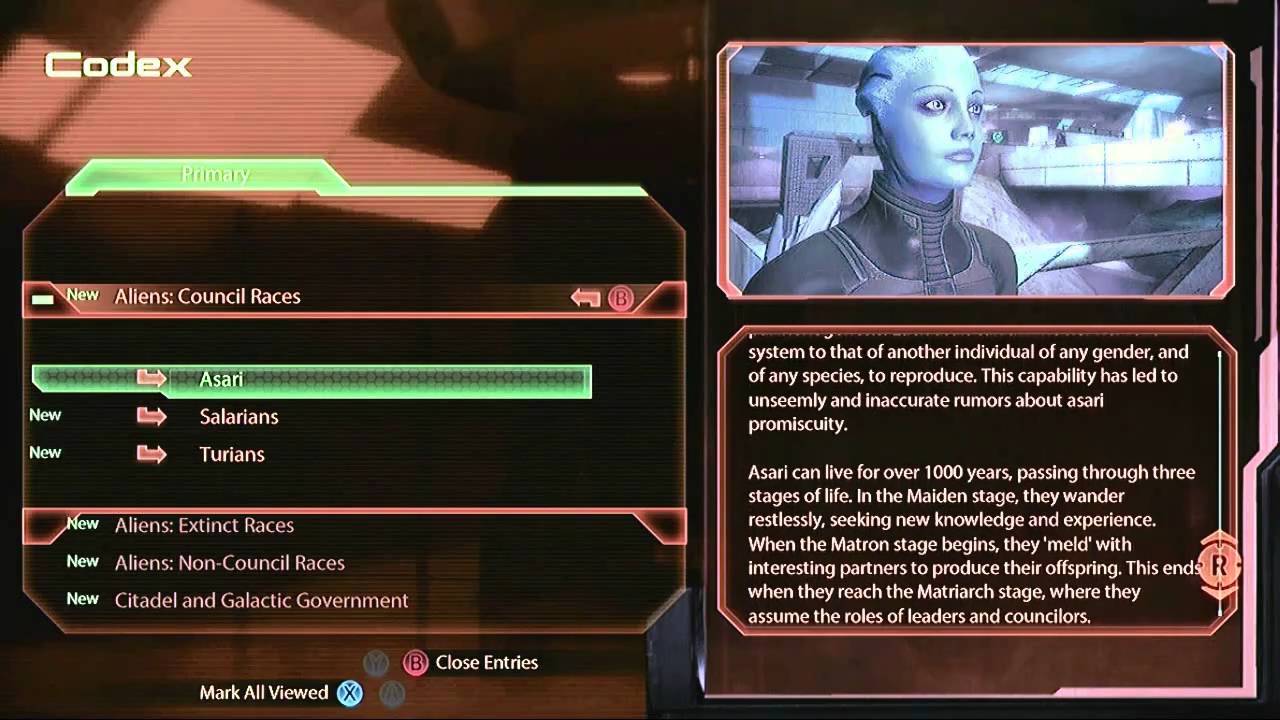 Mass Effect 2 - Scaleform UI - YouTube