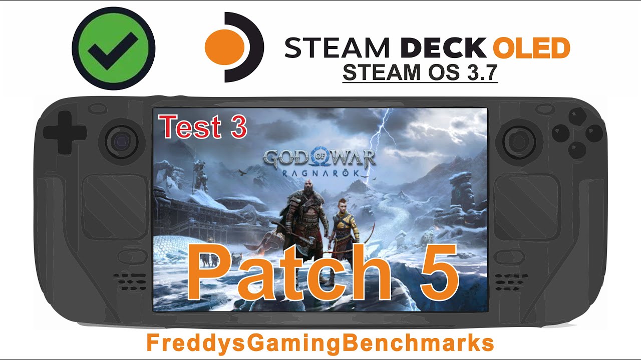God of War Ragnarök (Patch 5) on Steam Deck OLED with Steam OS 3.7 - YouTube