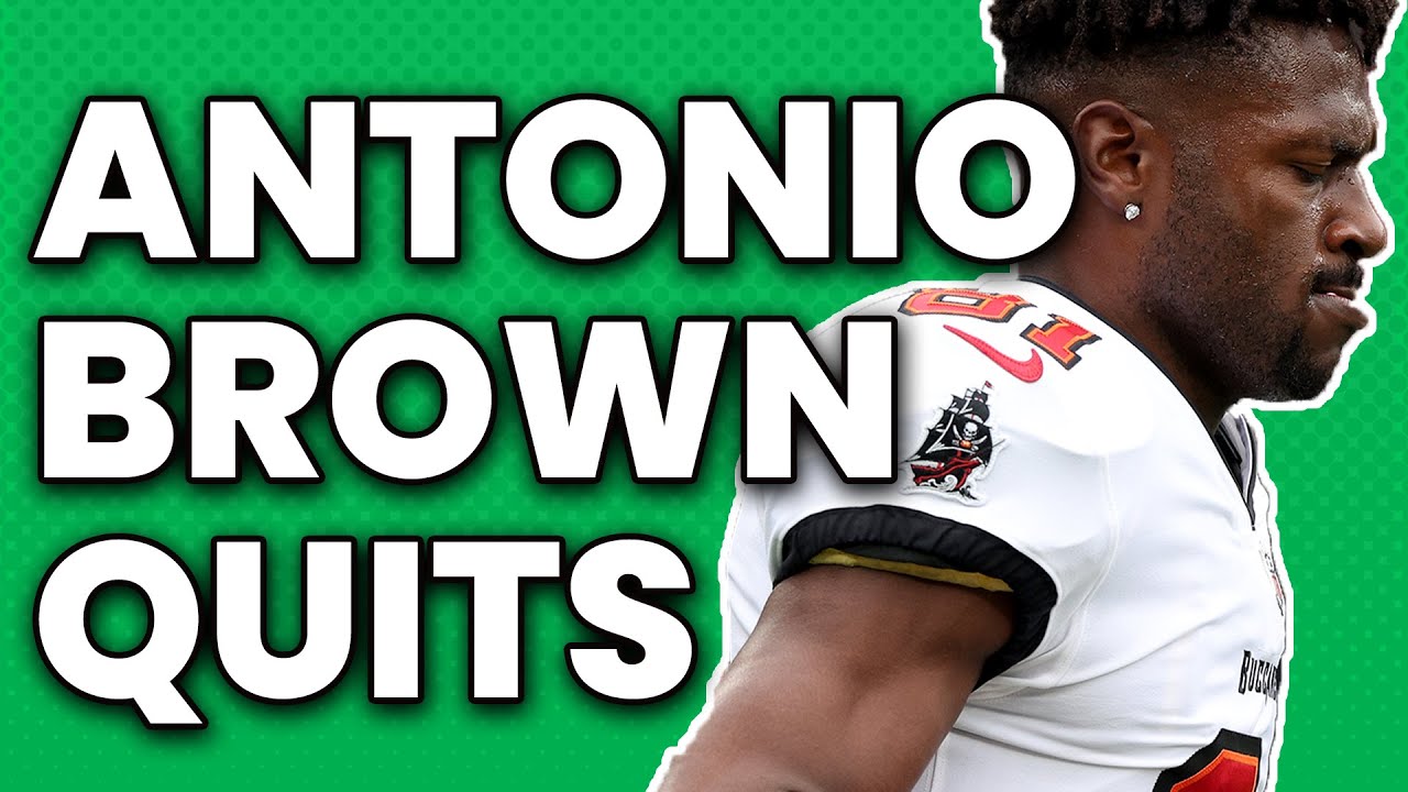 Antonio Brown Meltdown | Antonio Brown Quits Bucs During Jets Game ...