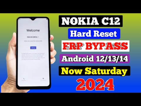 Nokia C12 Hard Reset 2024 | Nokia TA1535 Frp Bypass Android 13 14 ...