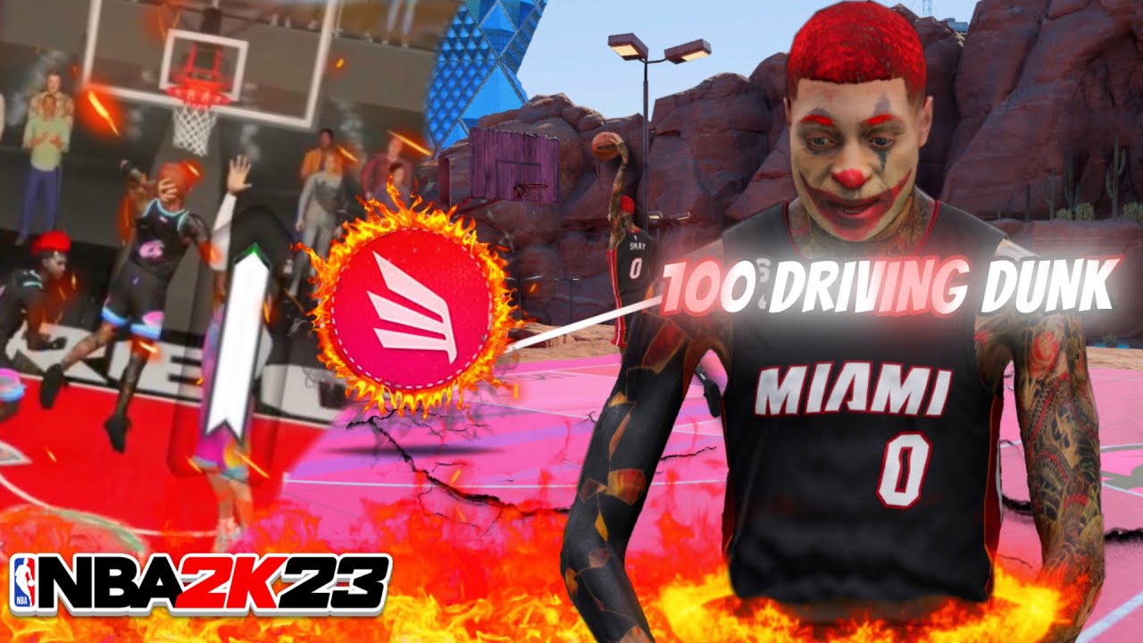 How my build with 100 DRIVING DUNK has BROKE NBA2K23 FOREVER ! - YouTube