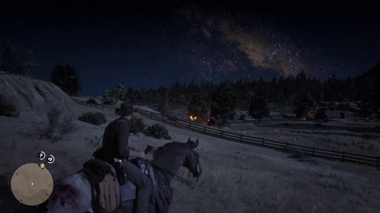 Red Dead Redemption 2 Night Sky Home - YouTube