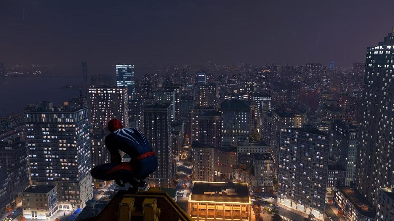 New York Skyline ¦ Marvel's Spider-Man Remastered - YouTube