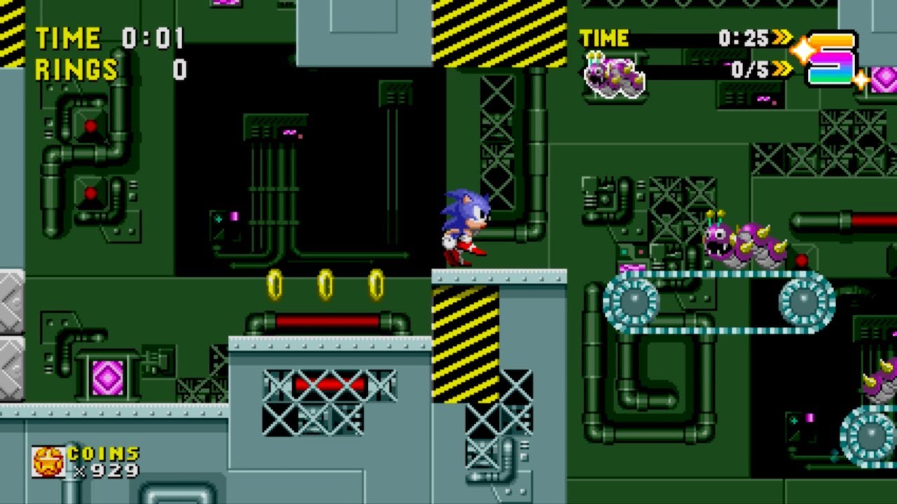 Sonic the Hedgehog: Mission #1 (Caterkiller Swarm) [1080 HD] - YouTube