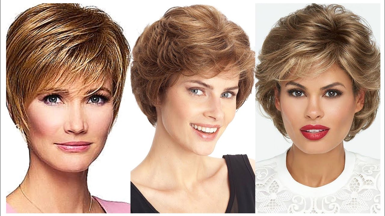 Most adorable curtain bang pixie cuts for women - YouTube