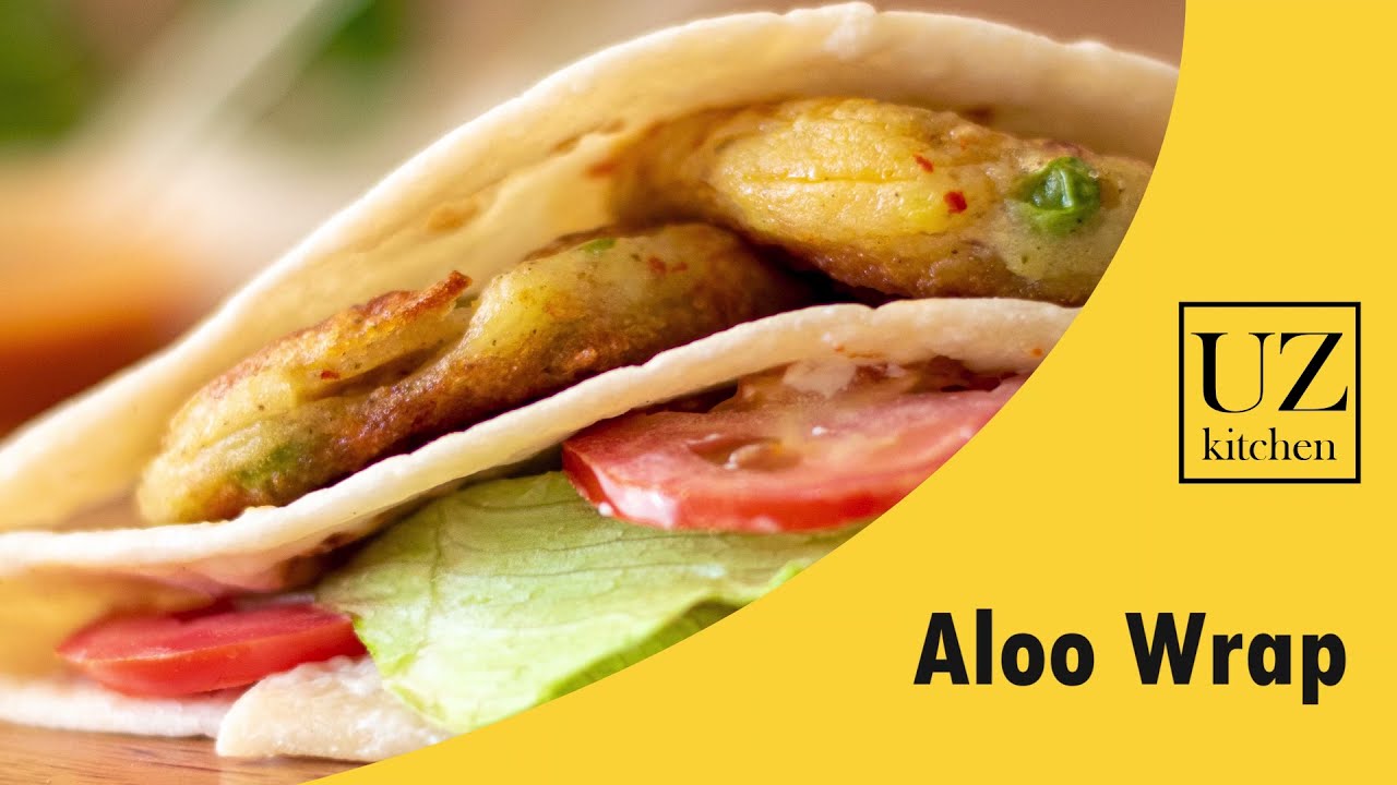 Trending Aloo Tikki Wrap | Desi Aloo Tikki Wrap Recipe - YouTube