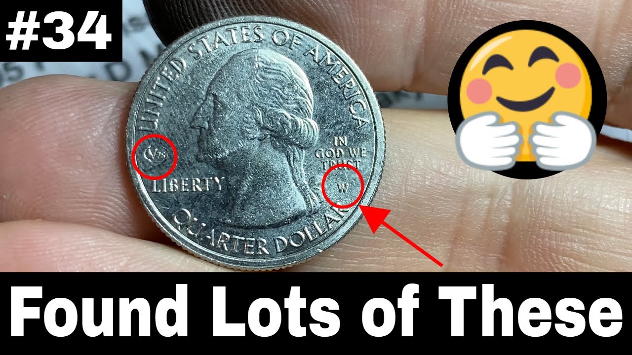 Lots of W Quarters Found - Quarter Hunt and Fill #34 - YouTube