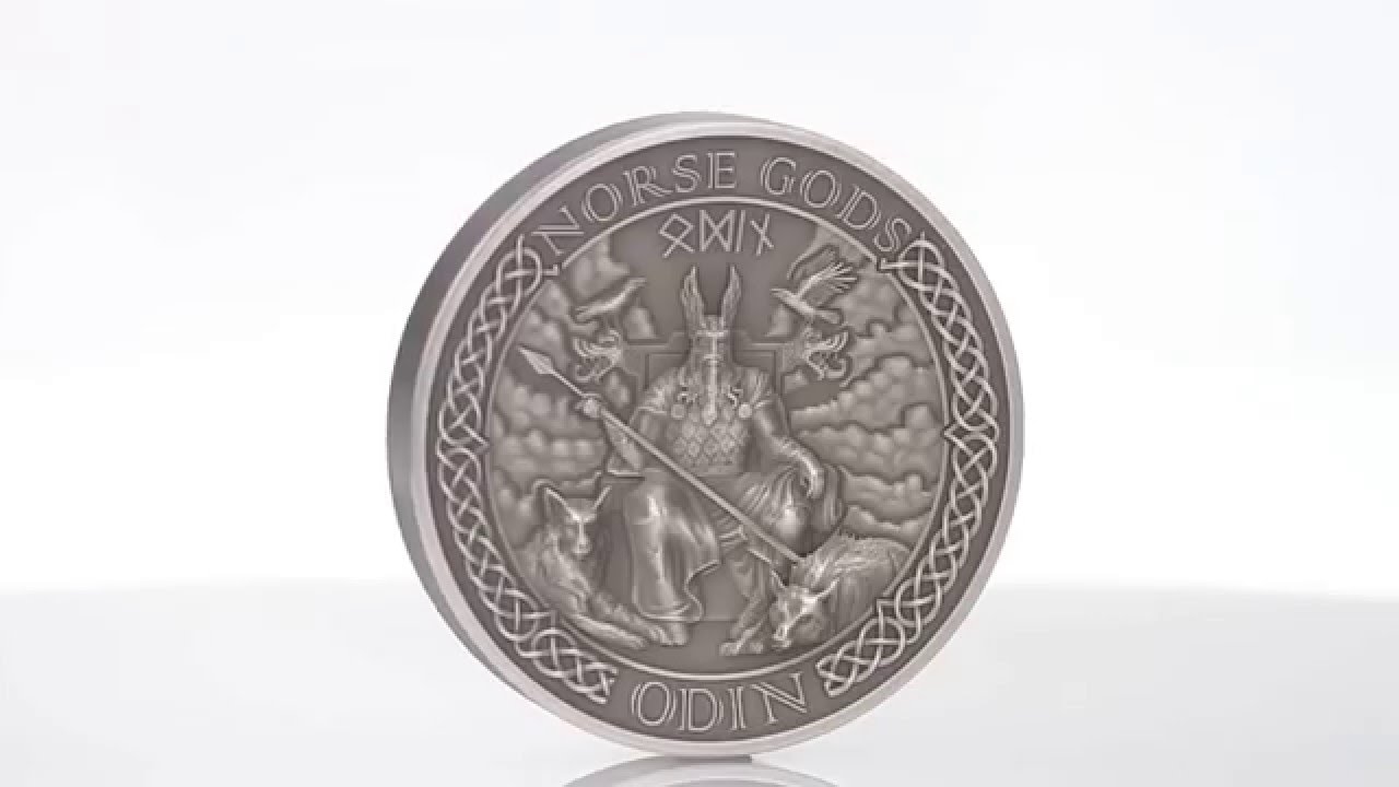 High Relief 2 oz Odin Silver Coin - YouTube