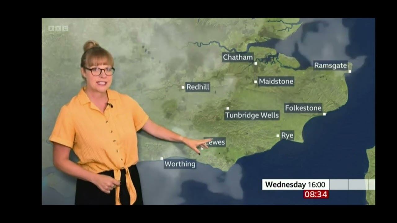 Kate has kent weather - YouTube
