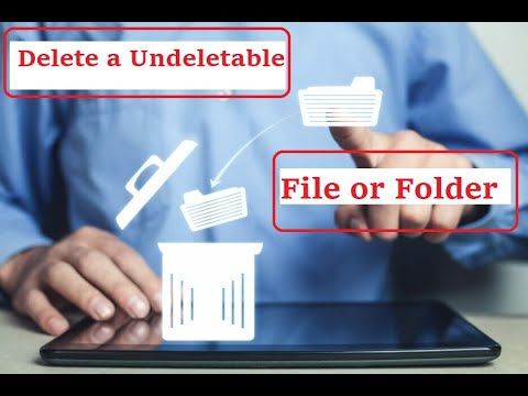 Fix - Delete Undeletable files, folders or icons in Windows 10 - YouTube