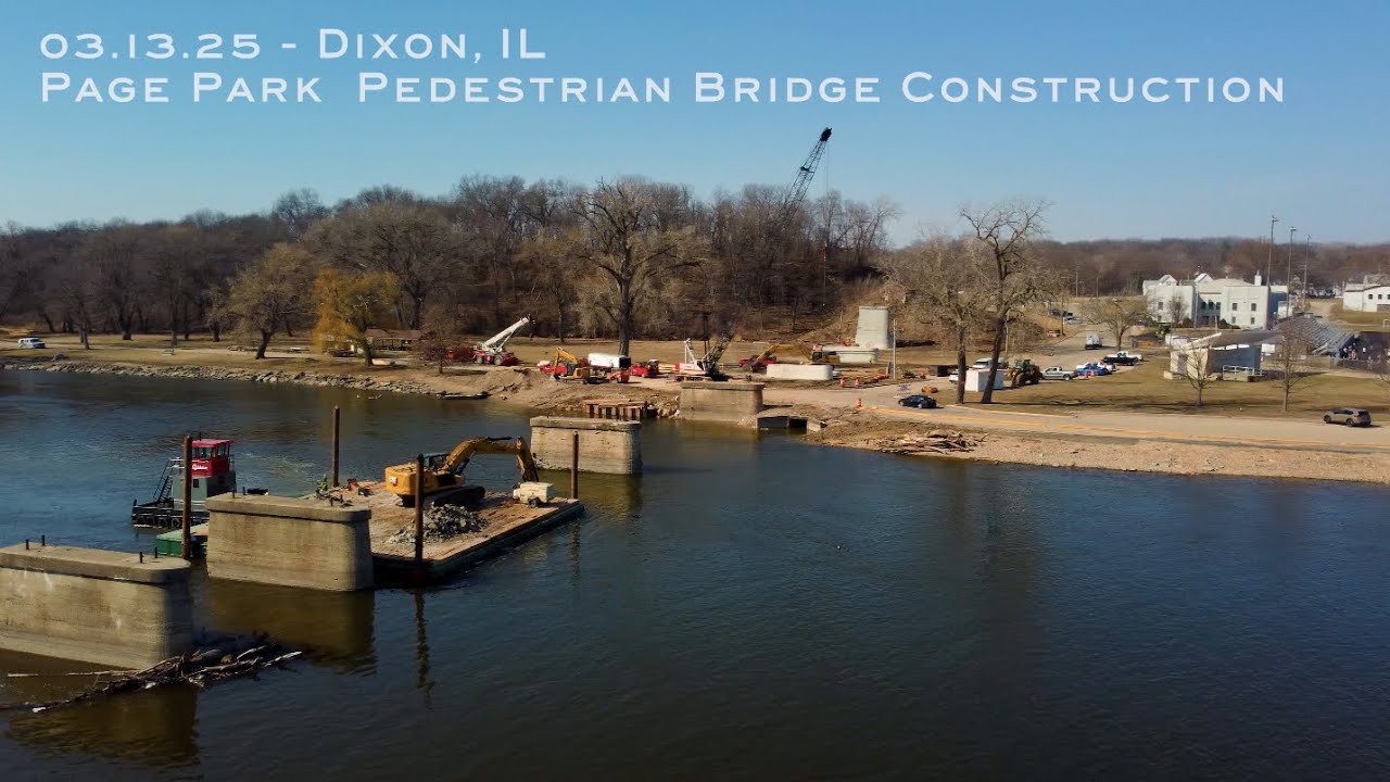 03.13.25 - Page Park Bridge Construction - YouTube