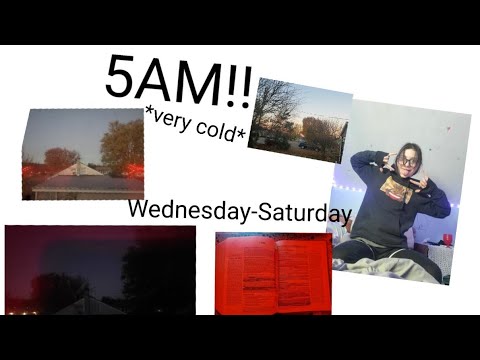 waking up at 5am (*day 1*) - YouTube